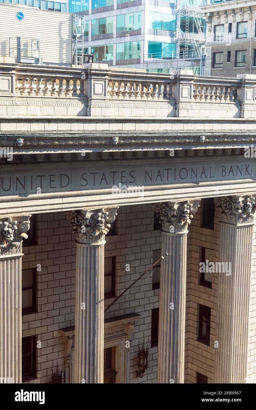 PORTLAND, OREGON, USA - Oct. 14, 2022: Beautiful architectural building ...