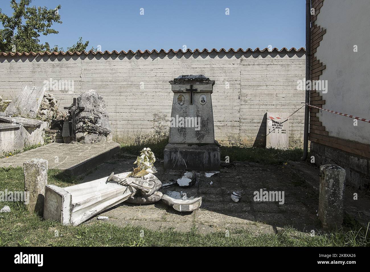 Cemetery of amatrice hi-res stock photography and images - Alamy