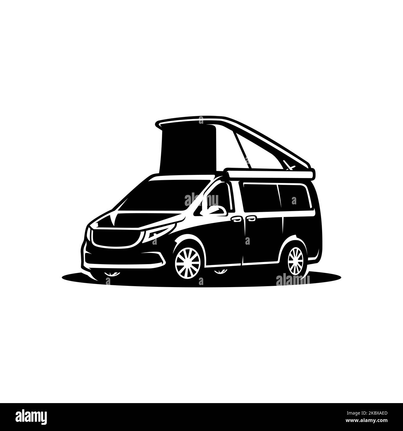 A vector illustration of a van Stock Vector Image & Art - Alamy