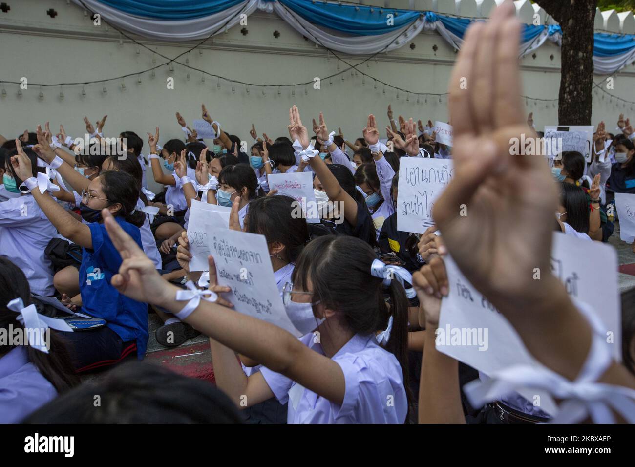 The ''Bad Students'' student activist group gathered at Thailand's ...