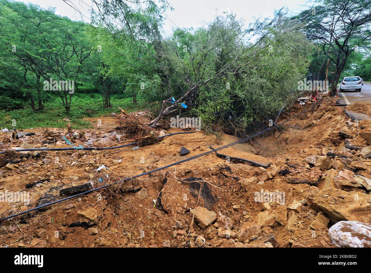 Landslide in jaipur hi-res stock photography and images - Alamy