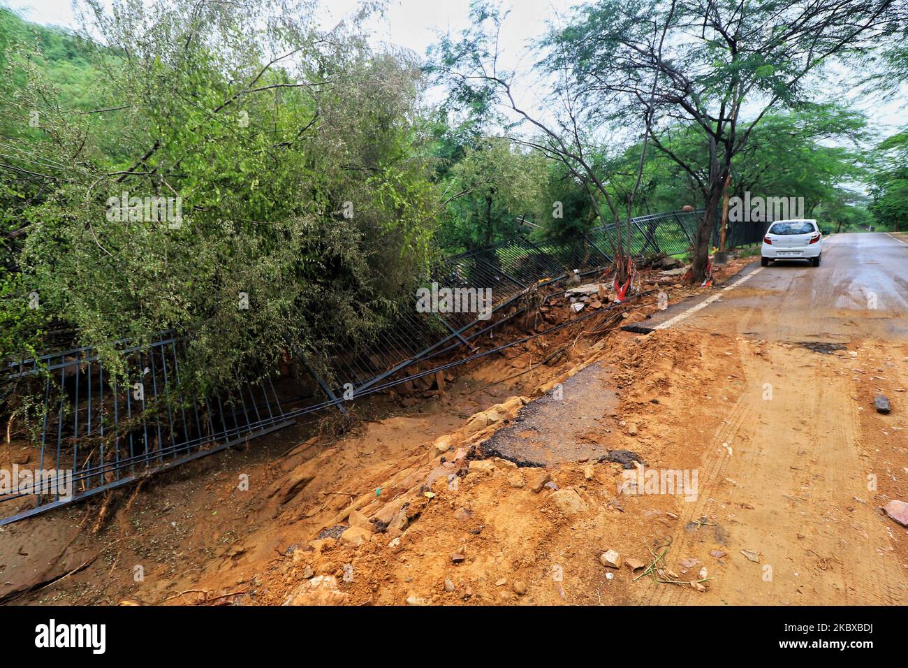 Landslide in jaipur hi-res stock photography and images - Alamy