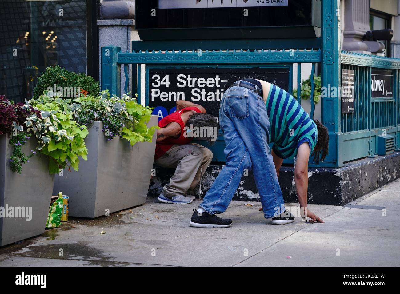 Heroin Junkie Nodding Out