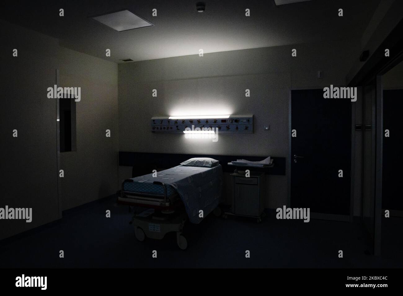 A view of a room of Eduardo Santos Silva Hospital, in Vila Nova de Gaia ...