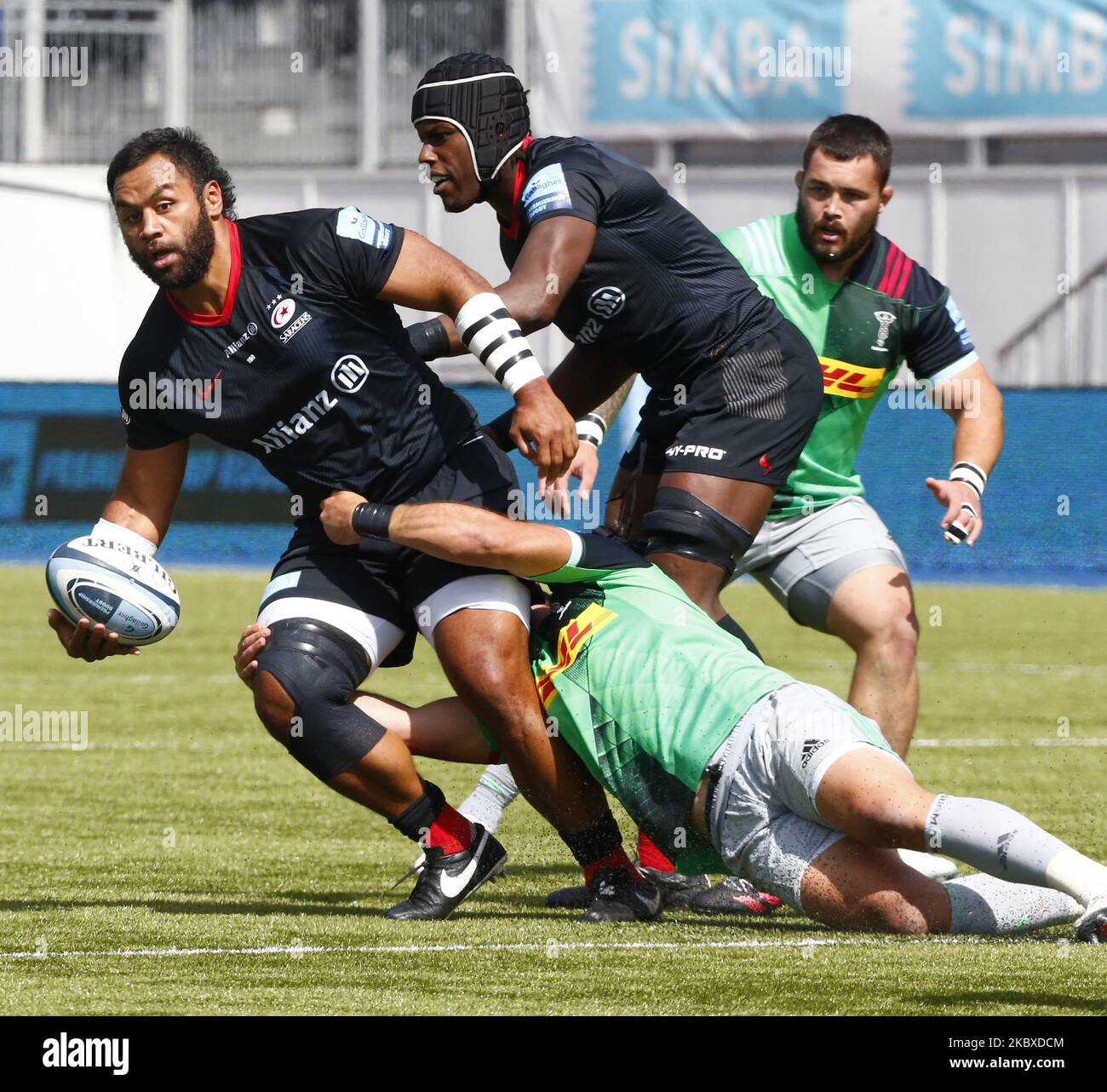 Billy Vunipola of Saracens during Gallagher Premiership Rugby between ...
