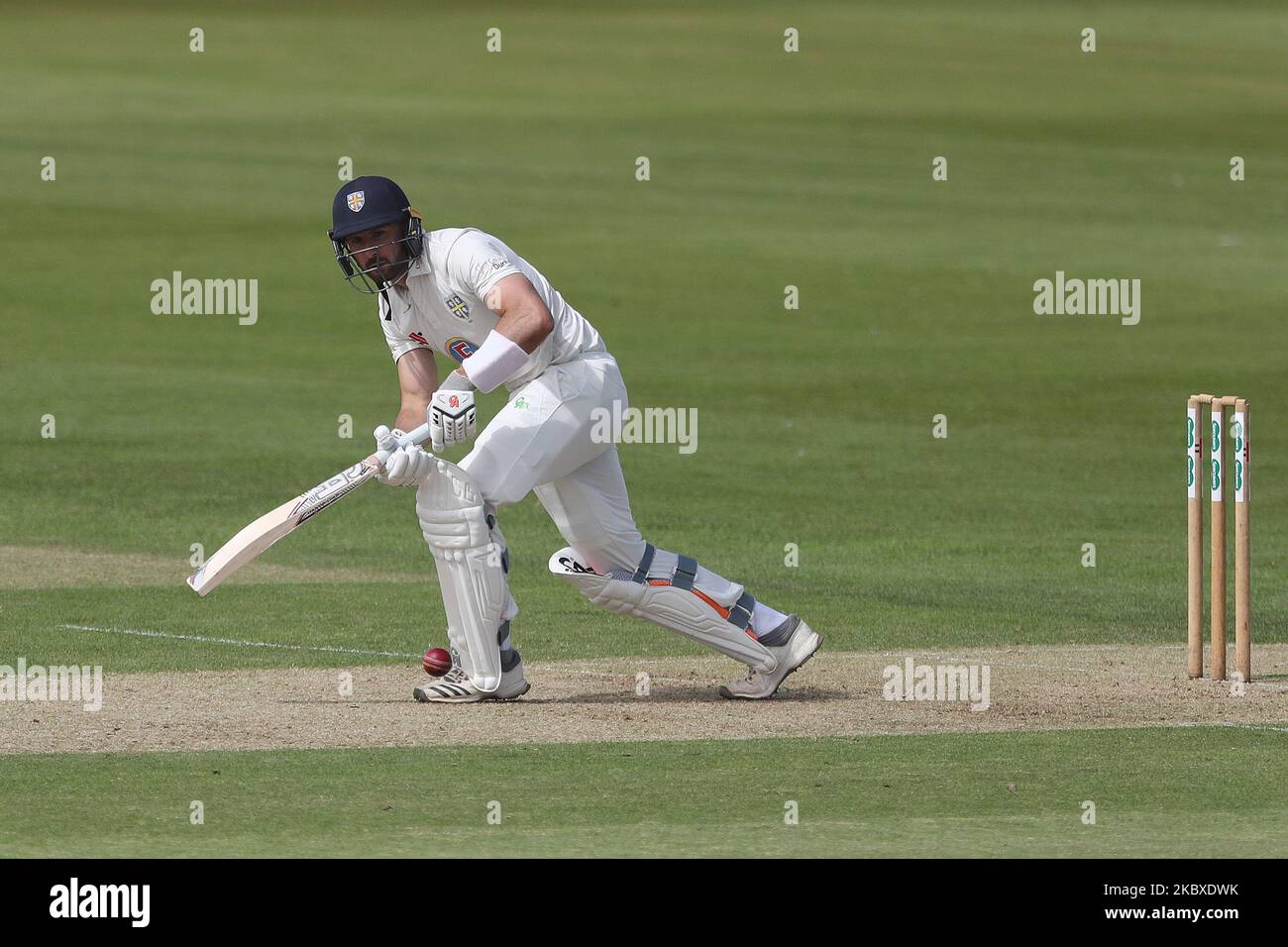 Durhams gareth harte batting hi-res stock photography and images - Alamy