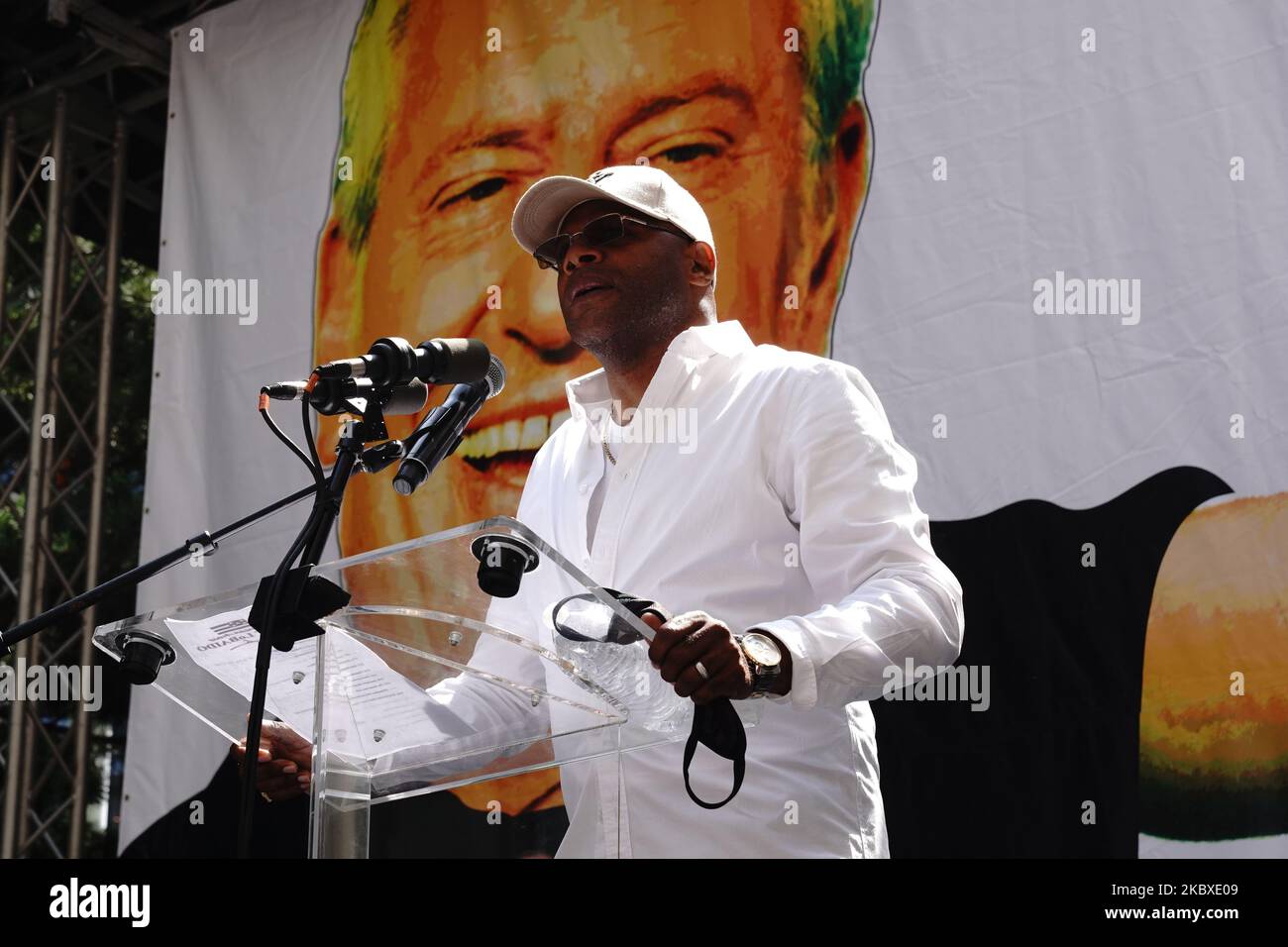 Tony Herbert, founder of "Advocates Without Borders" gives an ...