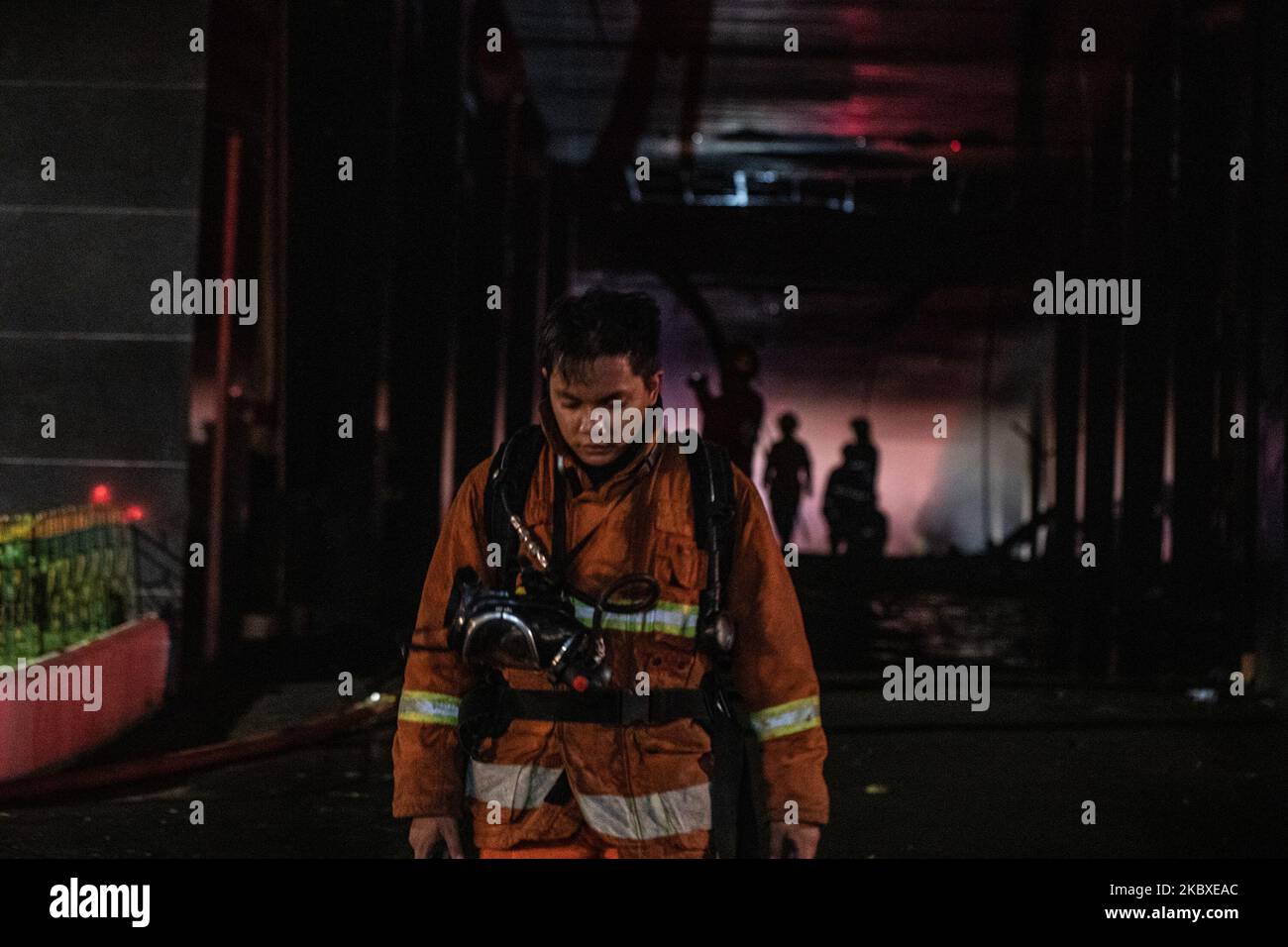 Firefighter still working hard on putting down fire at Prosecution ...