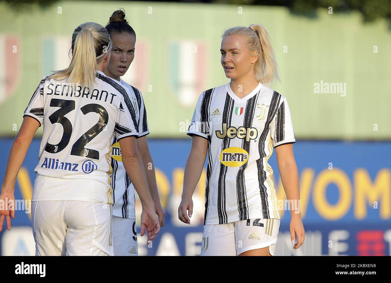 Matilde Skovsen Lundorf of Juventus, Linda Sembrant of Juventus and ...