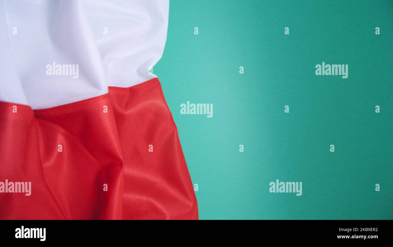 Red white polish flag hi-res stock photography and images - Alamy
