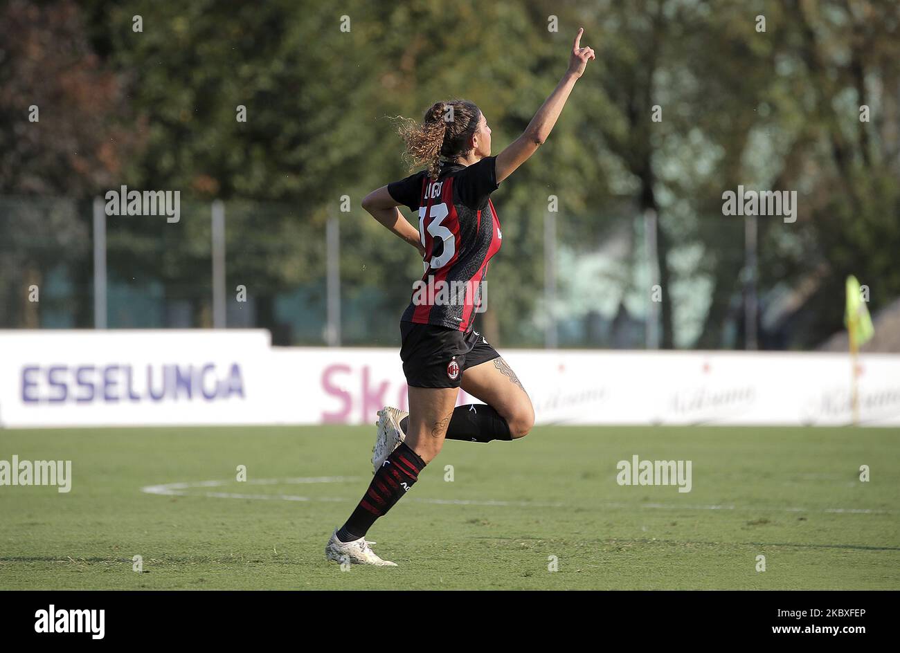 Miriam Chiara Longo of AC Milan celebrates after scoring the his goal ...