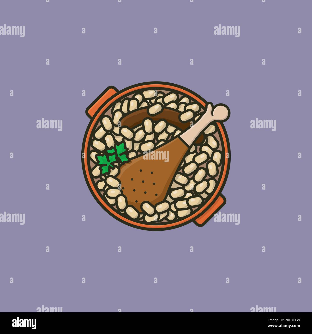 Cassoulet Stock Vector Images - Alamy
