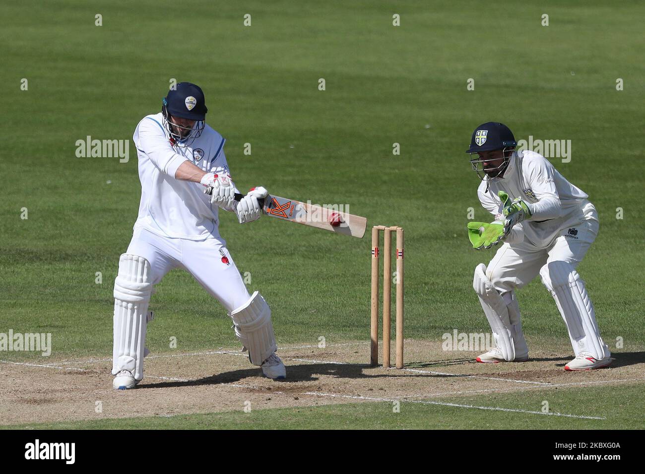 Derbyshires billy godleman batting hi-res stock photography and images ...
