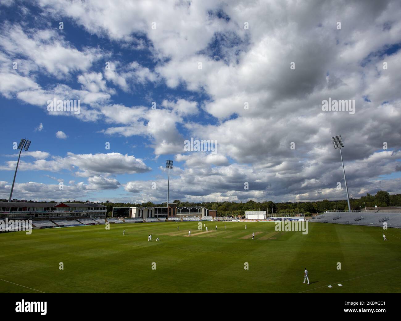 A general view of the ground during the The Bob Willis Trophy match ...
