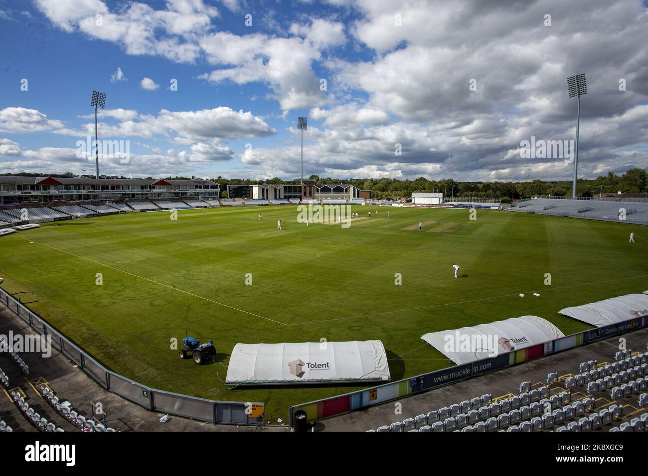 A general view of the ground during the The Bob Willis Trophy match ...