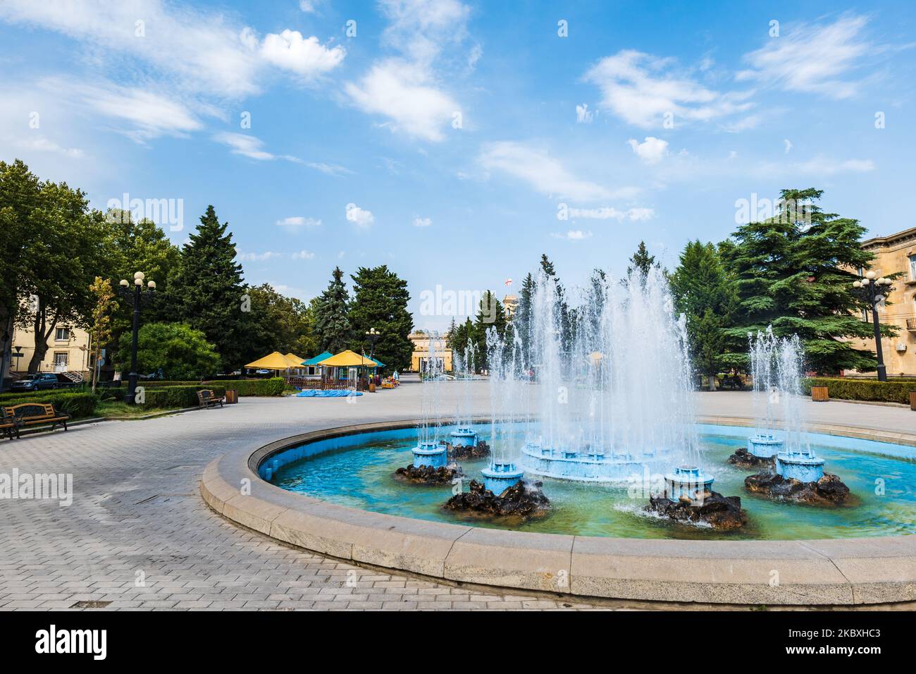 Gori, Georgia - September 2022: Stalin Park in Gori, Georgia. Gori is ...