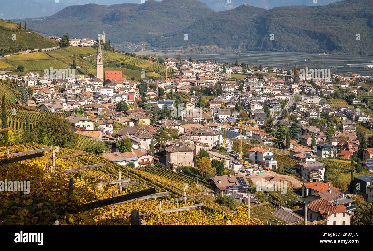 Tramin Village (Termeno) along the wine route. Tramin is the wine ...