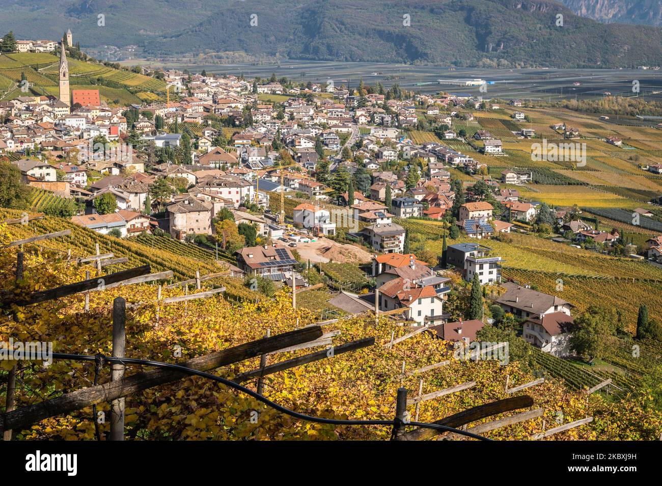 Tramin Village (Termeno) along the wine route. Tramin is the wine ...