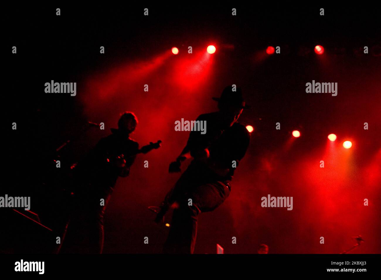 Scottish alternative rock band Travis performs live at the Olympic Hall ...
