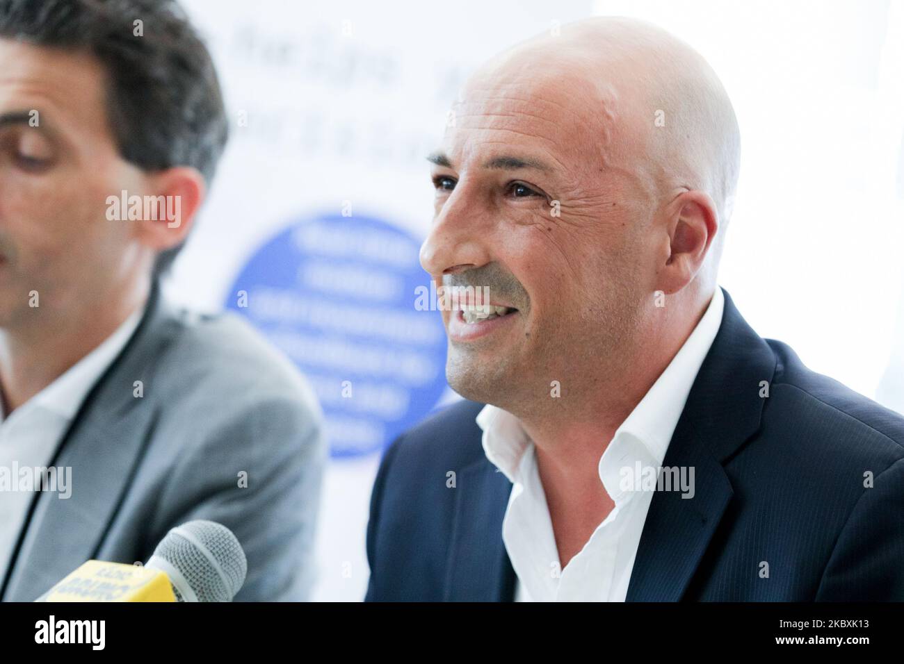 Simone Morelli, new president of Carpi FC 1909, during the press ...