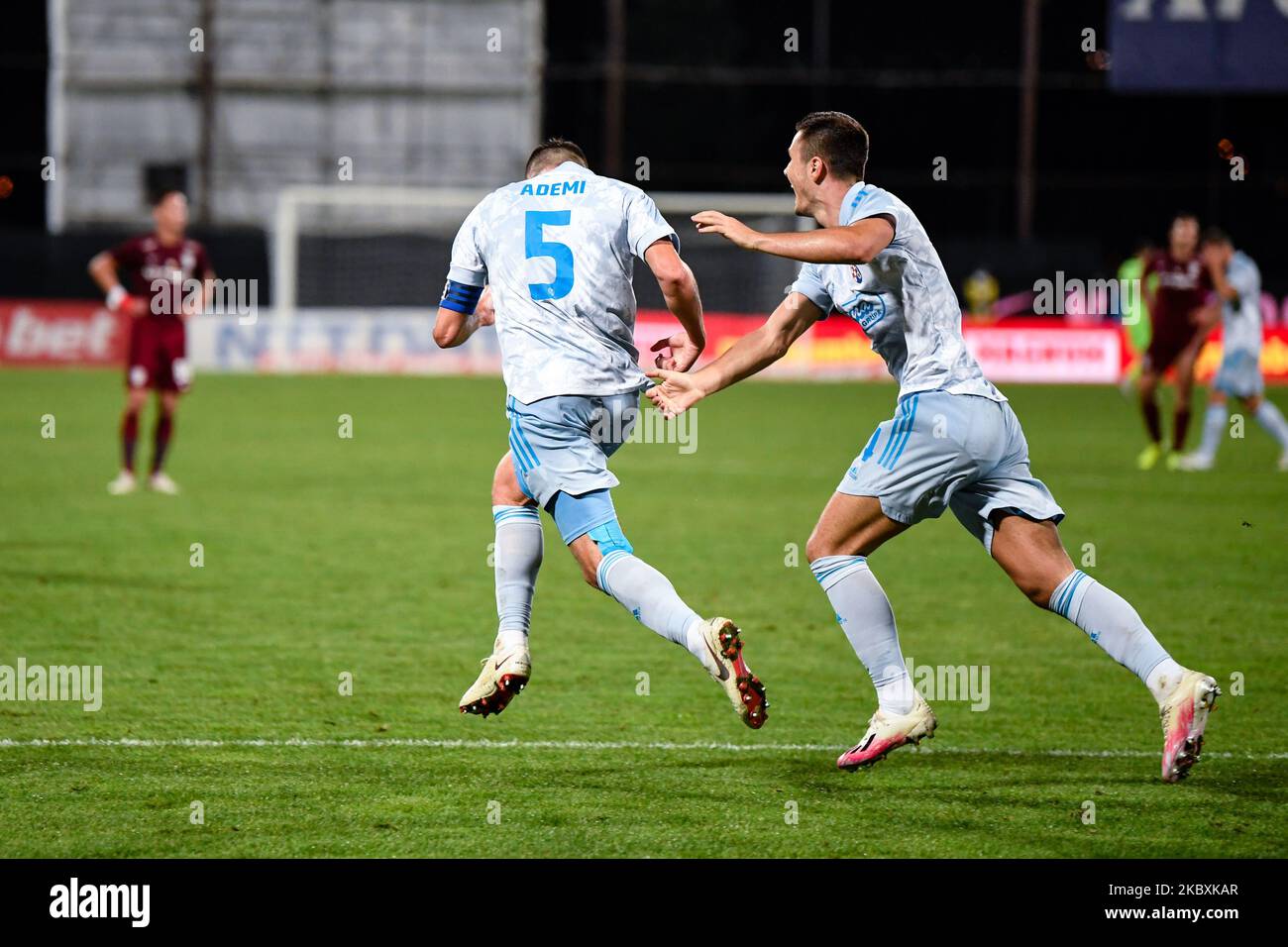 Arijan ademi of dinamo zagrebs celebrating hi-res stock photography and ...