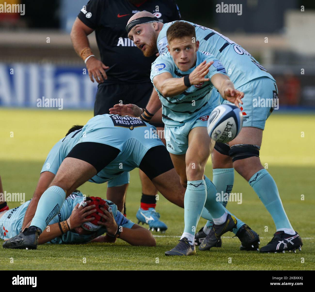 Stephen Varney of Gloucester during Gallagher Premiership Rugby between ...
