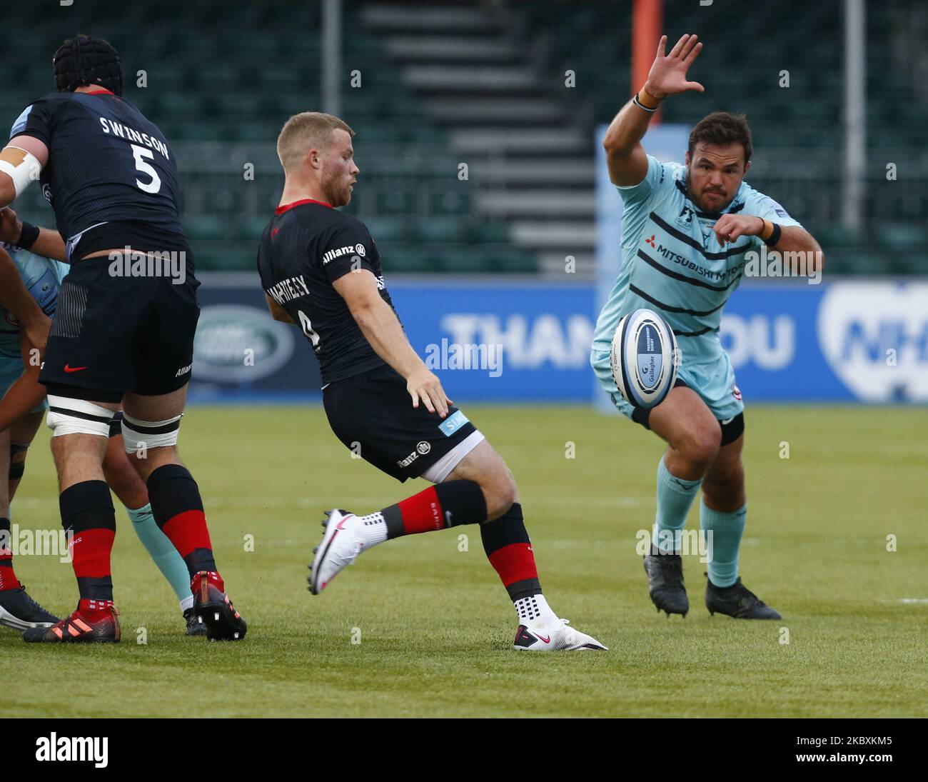 R tom whiteley of saracens hi-res stock photography and images - Alamy