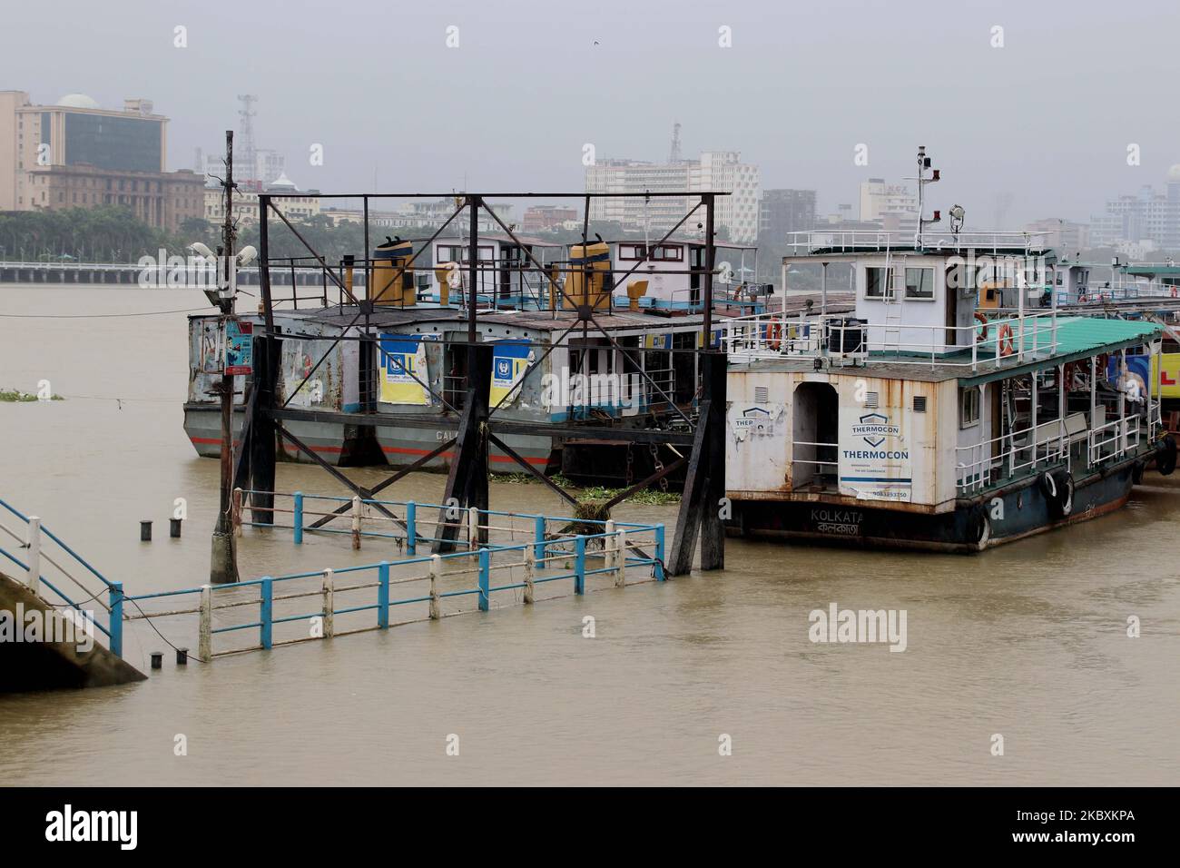 Ganga river water overflows hi-res stock photography and images - Alamy