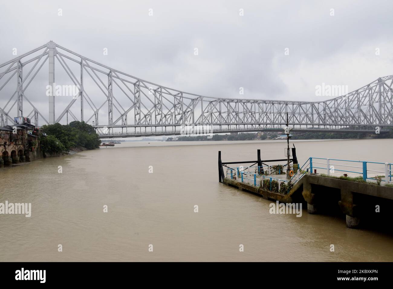 Ganga river water overflows hi-res stock photography and images - Alamy