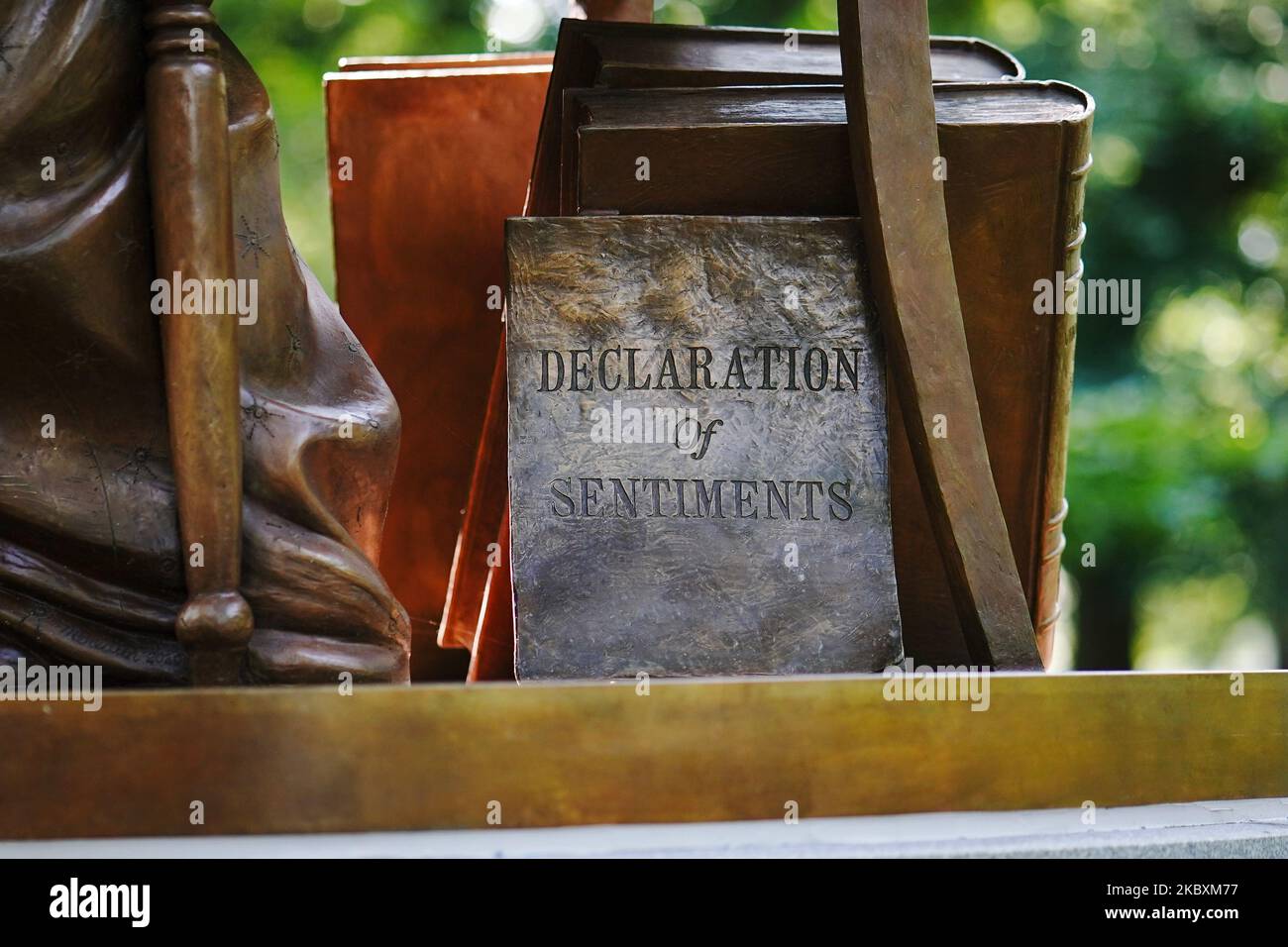 Statue of women's rights pioneers (Sojourner Truth, Elizabeth Cady ...