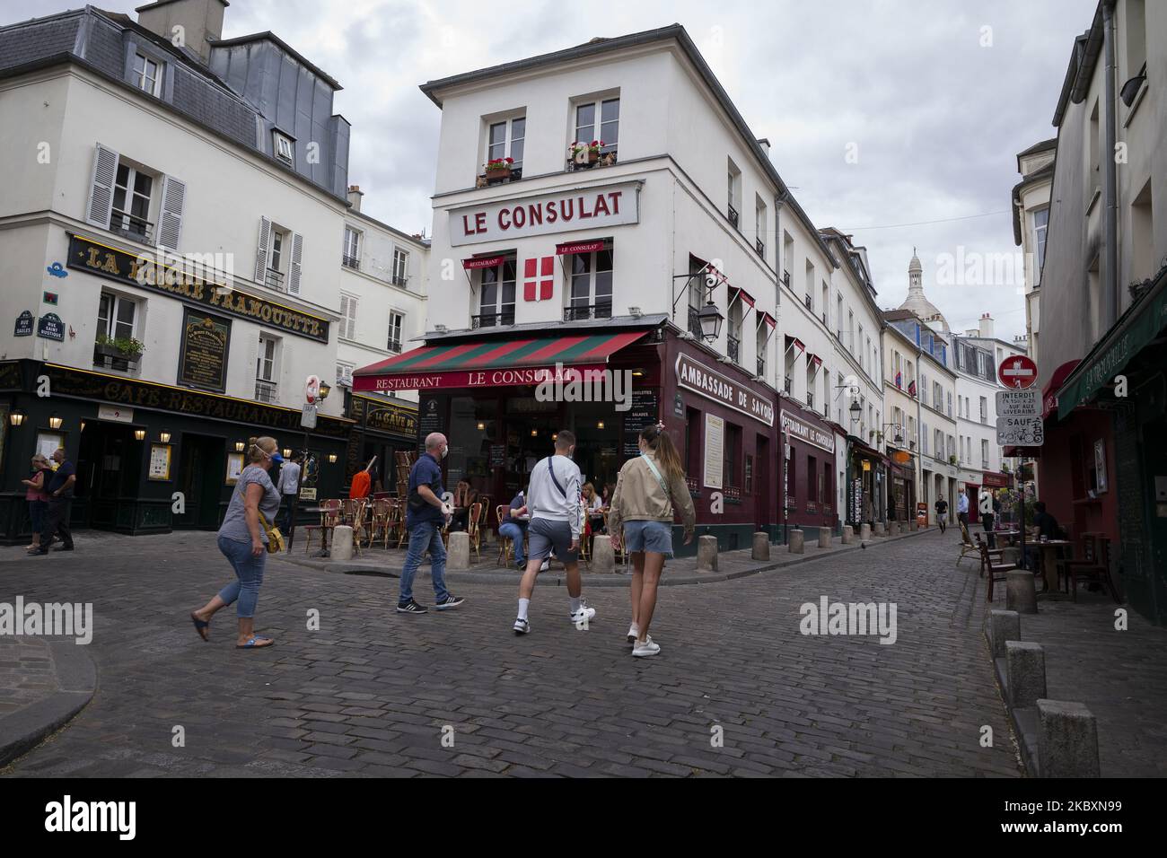 Montmartre neighborhood in the 18th arrondissement of Paris, more ...