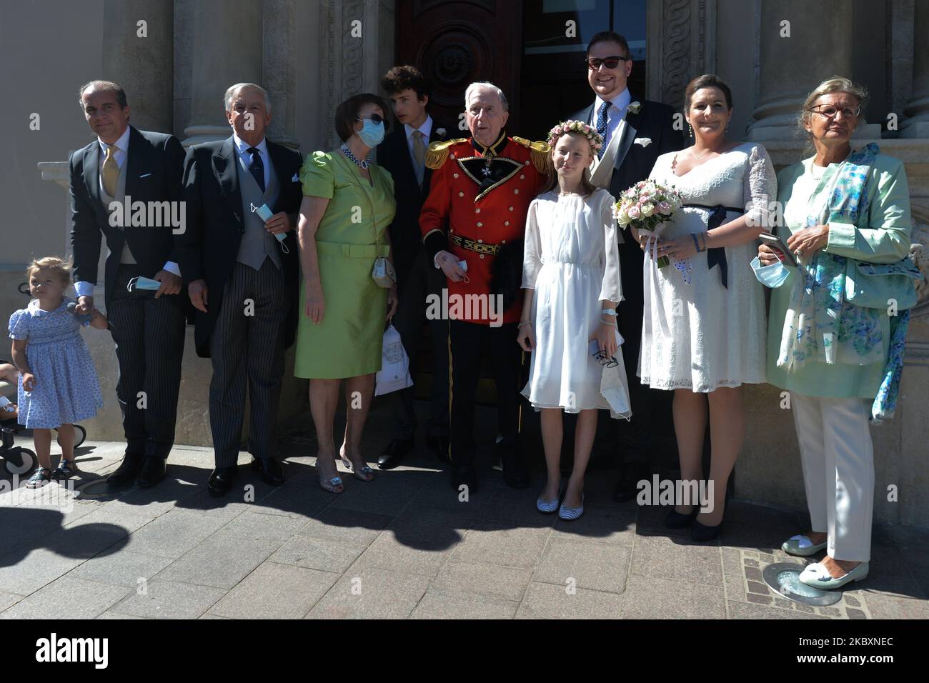 Prince Jan Lubomirski-Lanckoronski and Countess Helena Mankowska, pose ...