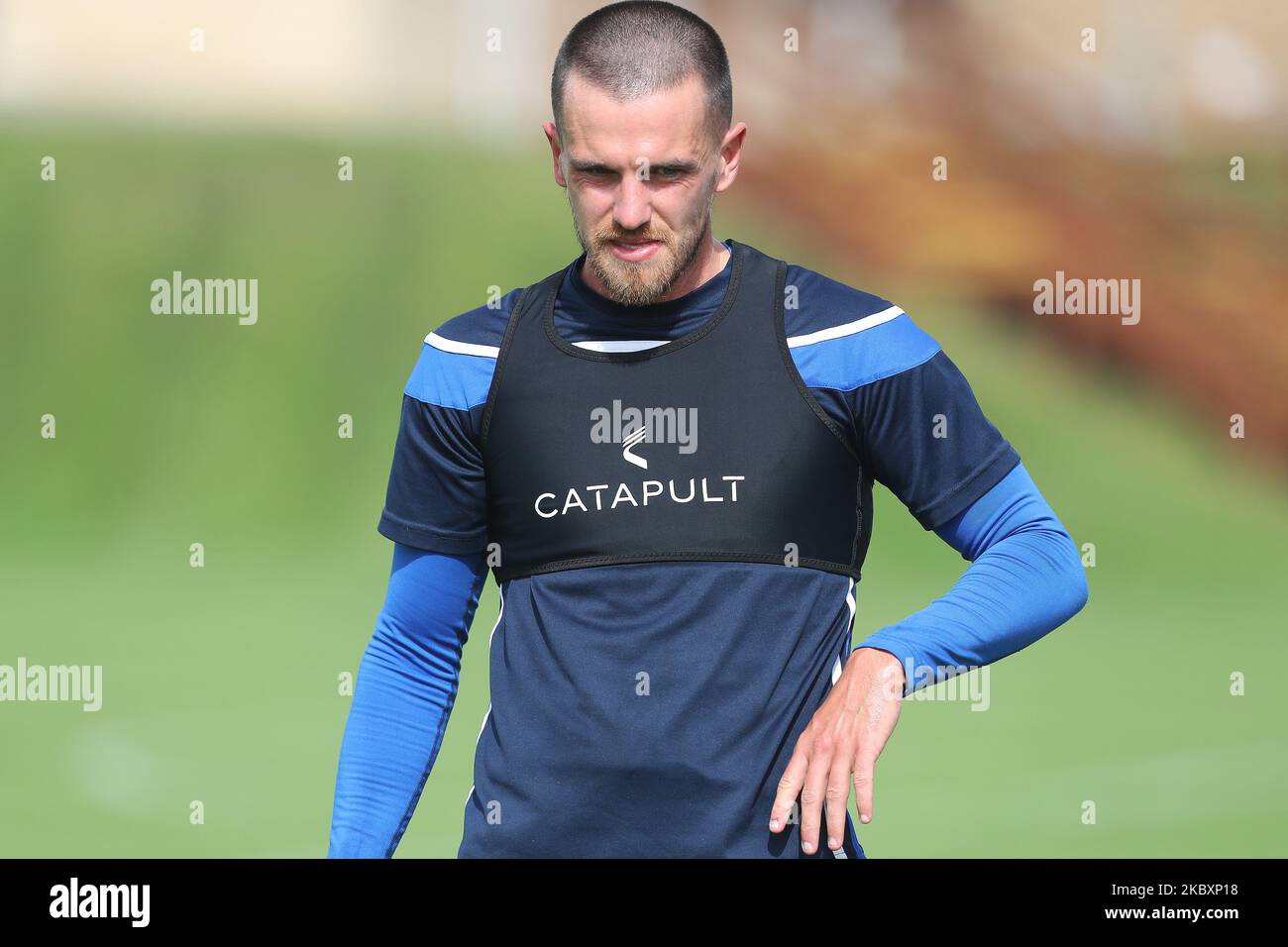 Ryan Donaldson during Hartlepool United pre-season training at East ...