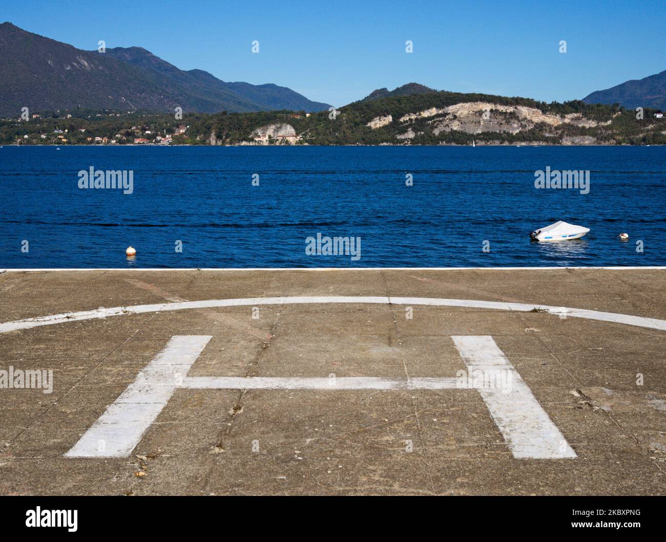 Italy helicopter helipad hi-res stock photography and images - Alamy