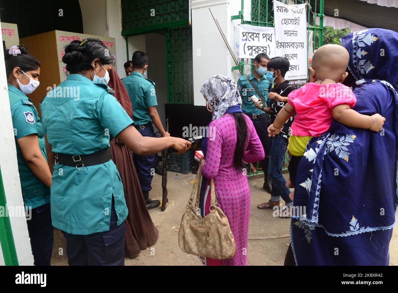 Bangladeshi Shia Muslims gathered to observe Ashura at Hussaini Dalan ...