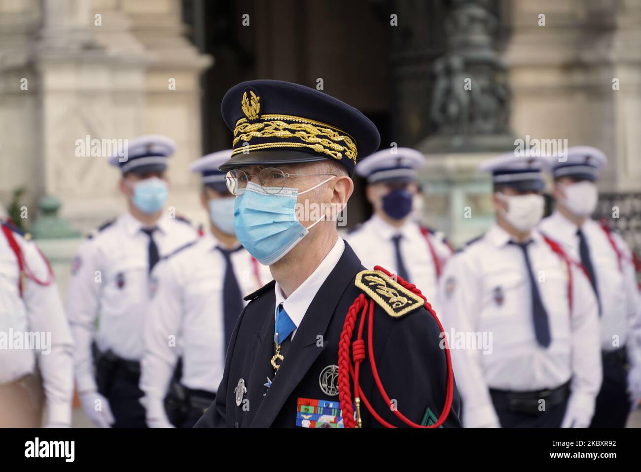 Paris Police Prefect Didier Lallement attends at the celebrations ...