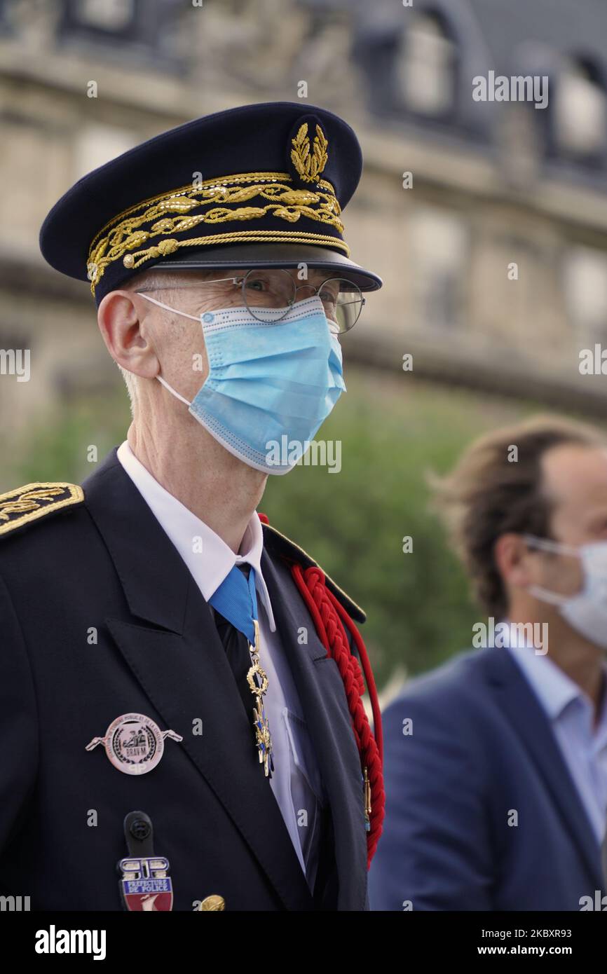 Paris Police Prefect Didier Lallement attends at the celebrations ...