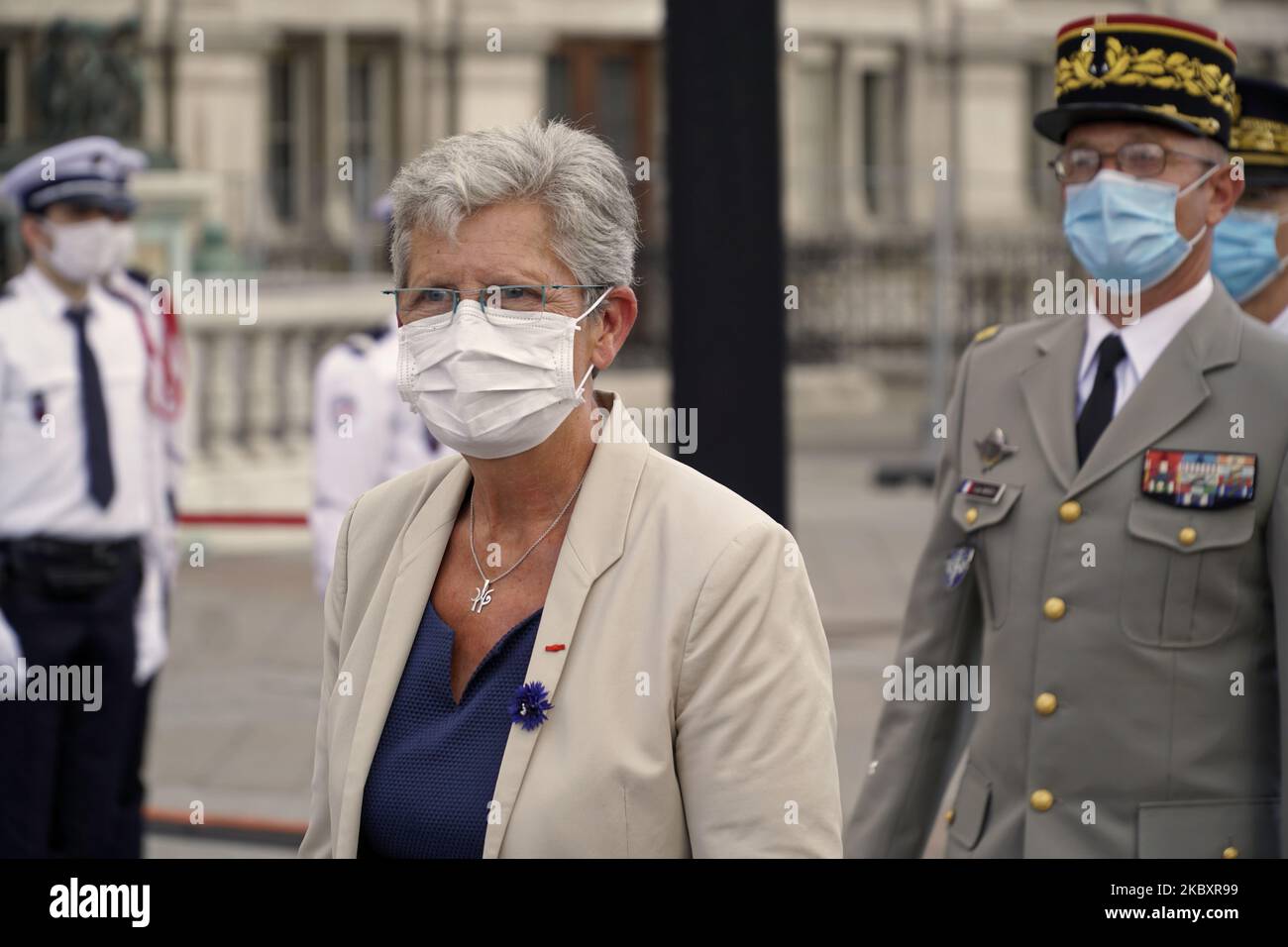 French Junior Minister of Remembrance and Veterans Affairs Genevieve ...