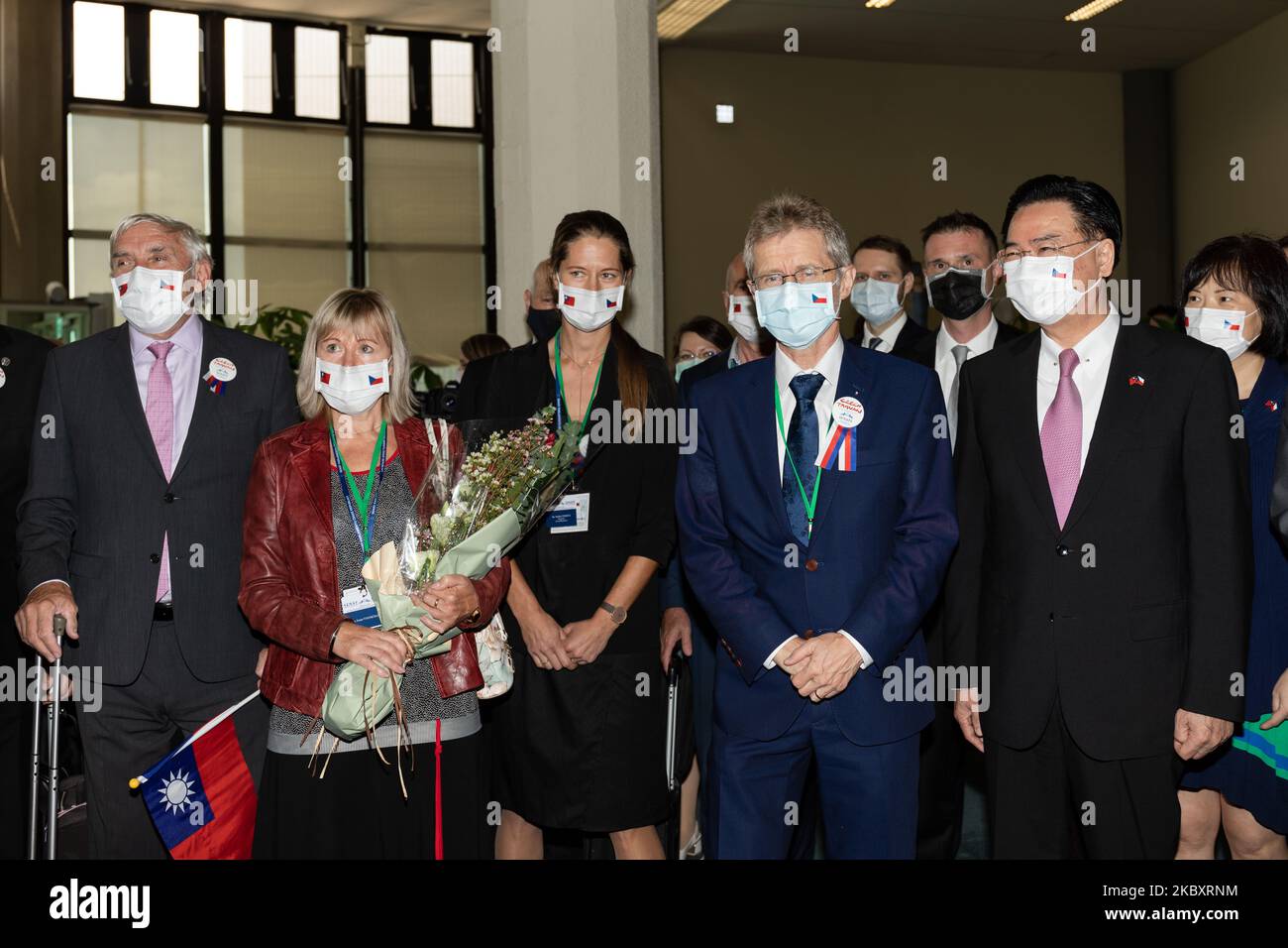 Czech Senate President Milos Vystrcil, Joseph Wu, Minister of the ...