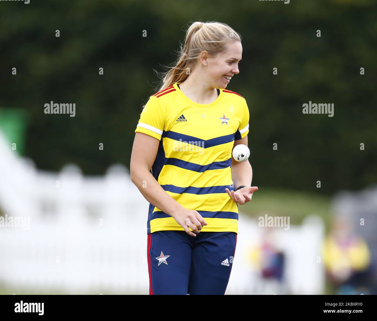 Surrey East Stars Freya Davies during Rachael Heyhoe Flint Trophy ...