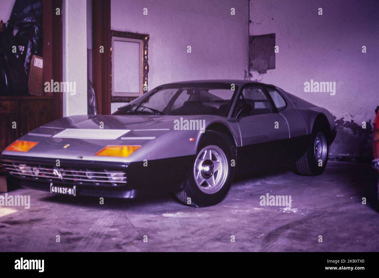 Rovigo, Italy may 1979: Old ferrari car in 70s Stock Photo - Alamy