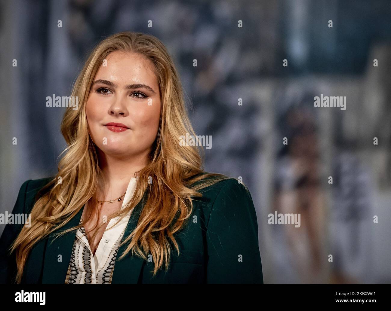 2022-11-04 14:02:00 AMSTERDAM - Crown Princess Amalia poses during the ...