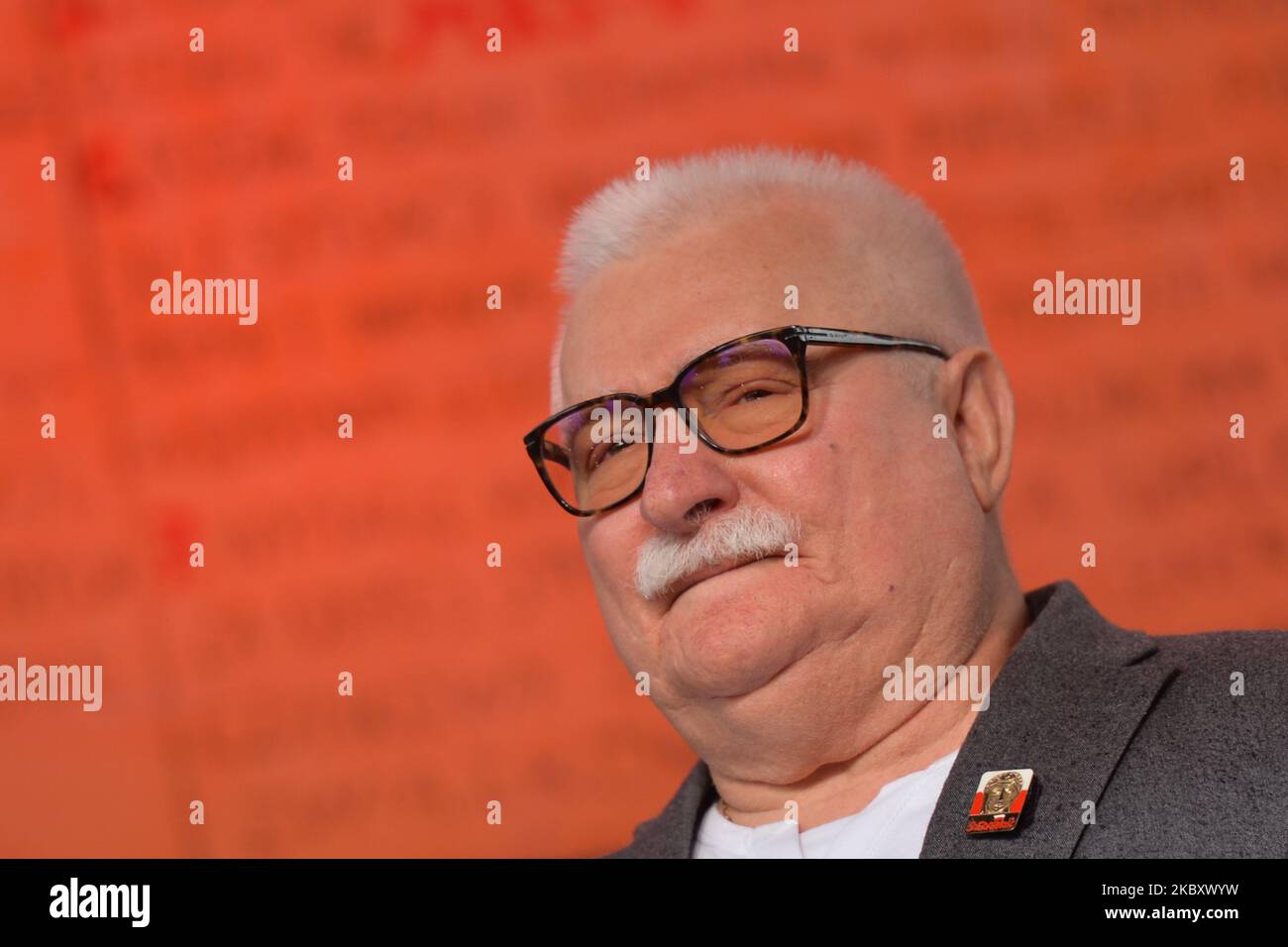 Lech Walesa, co-founder and former head of Solidarity (Solidarnosc ...