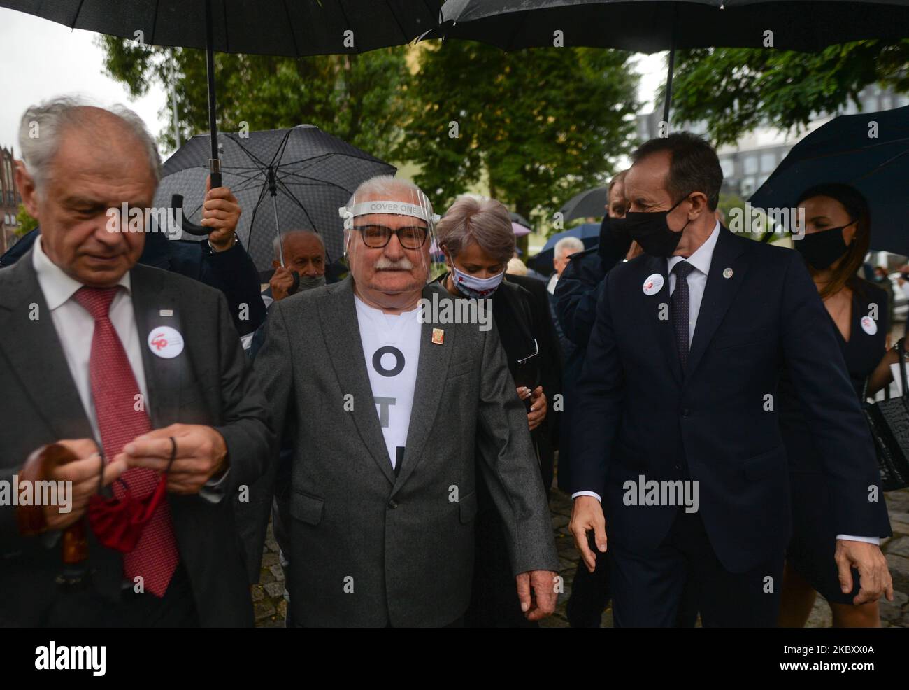 Lech Walesa, co-founder and former head of Solidarity (Solidarnosc ...