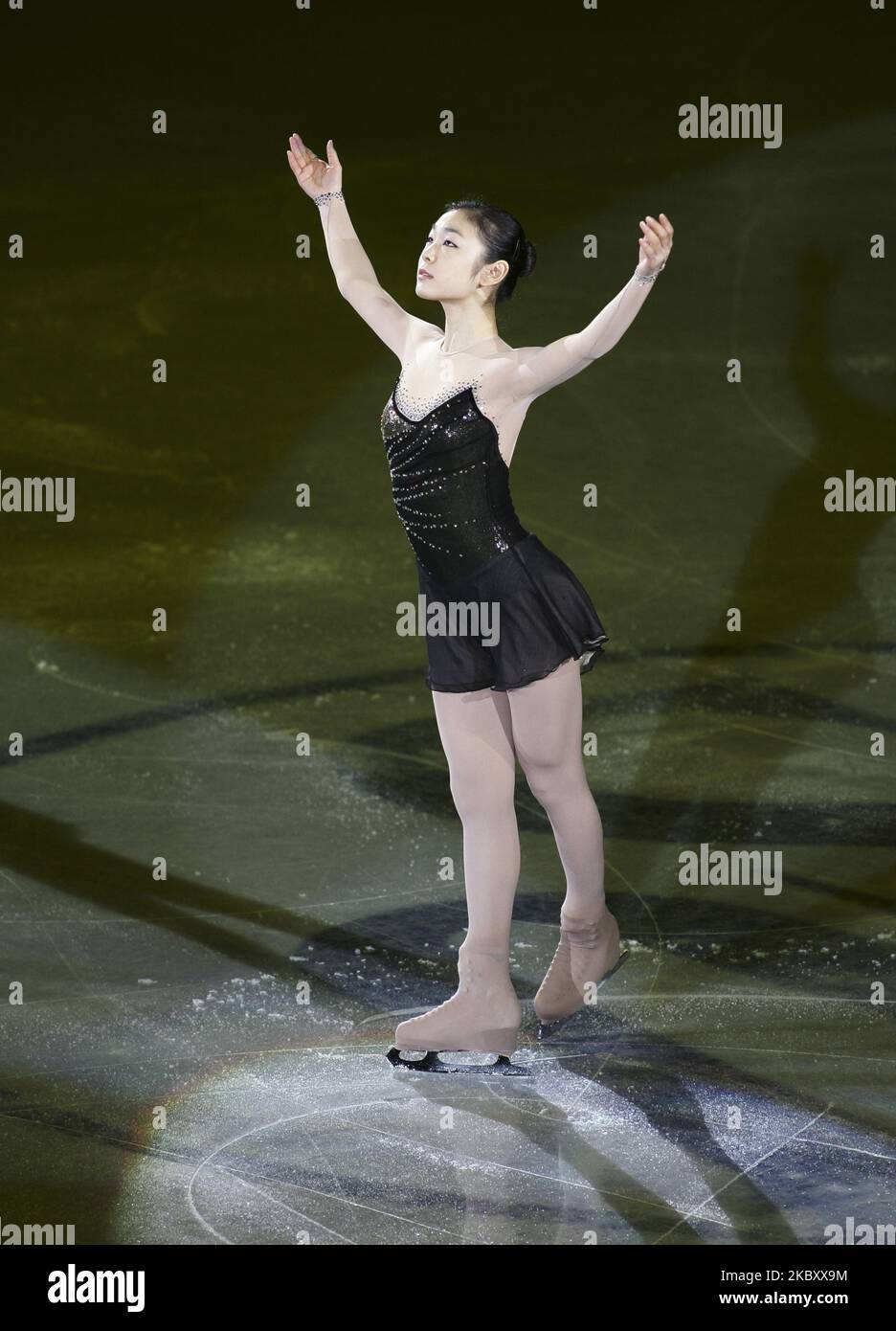 South Korea's Yu-Na Kim performs during the gala exhibition of the ISU ...