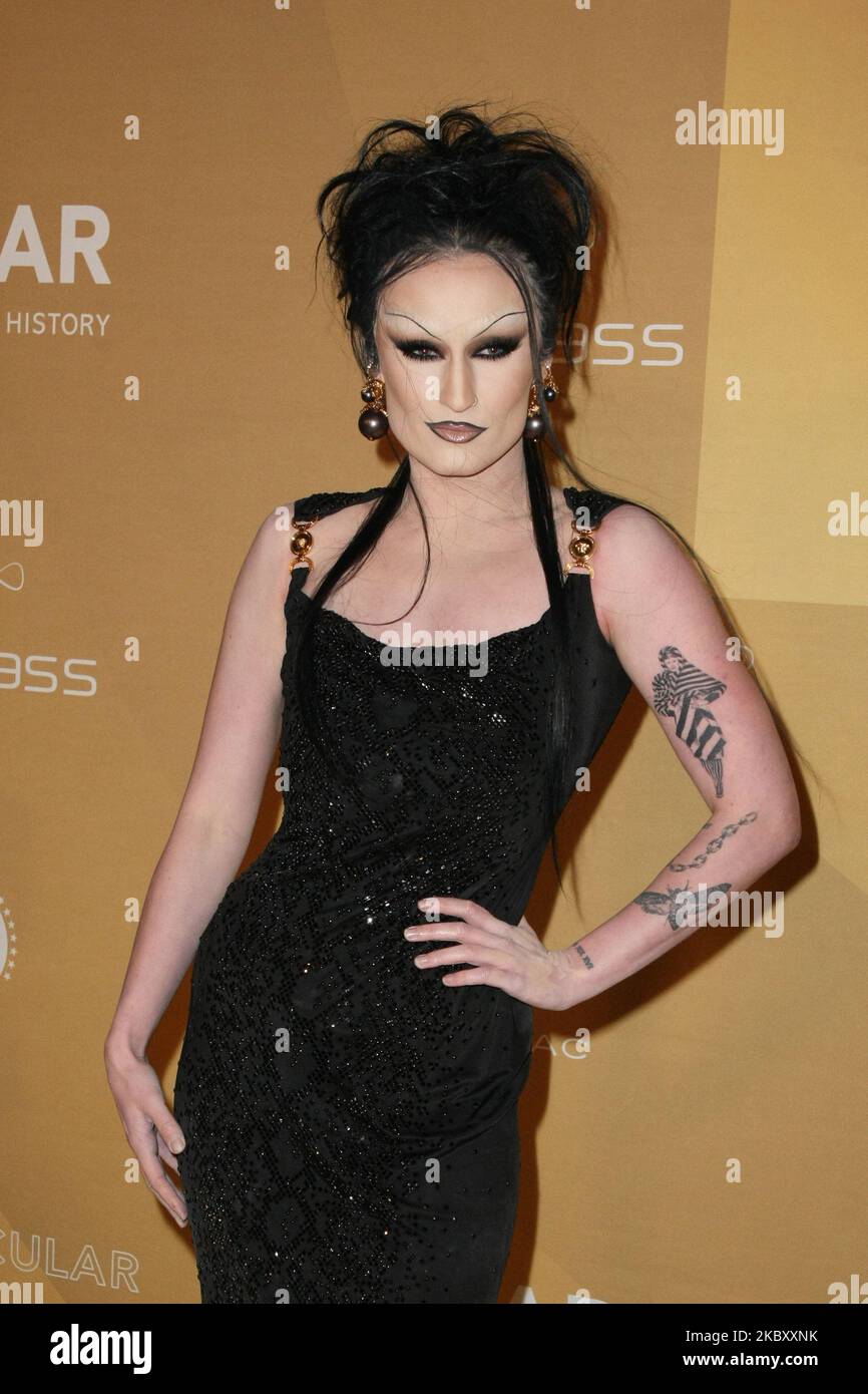 Gottmik attends the 2022 amfAR Gala Los Angeles at Pacific Design ...
