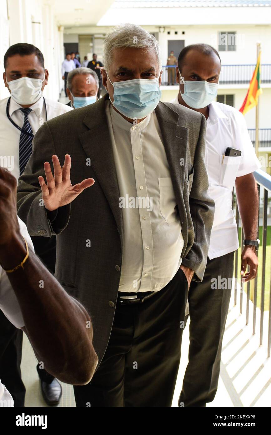 Former Prime minister Ranil Wickramasinghe leaves presidential ...