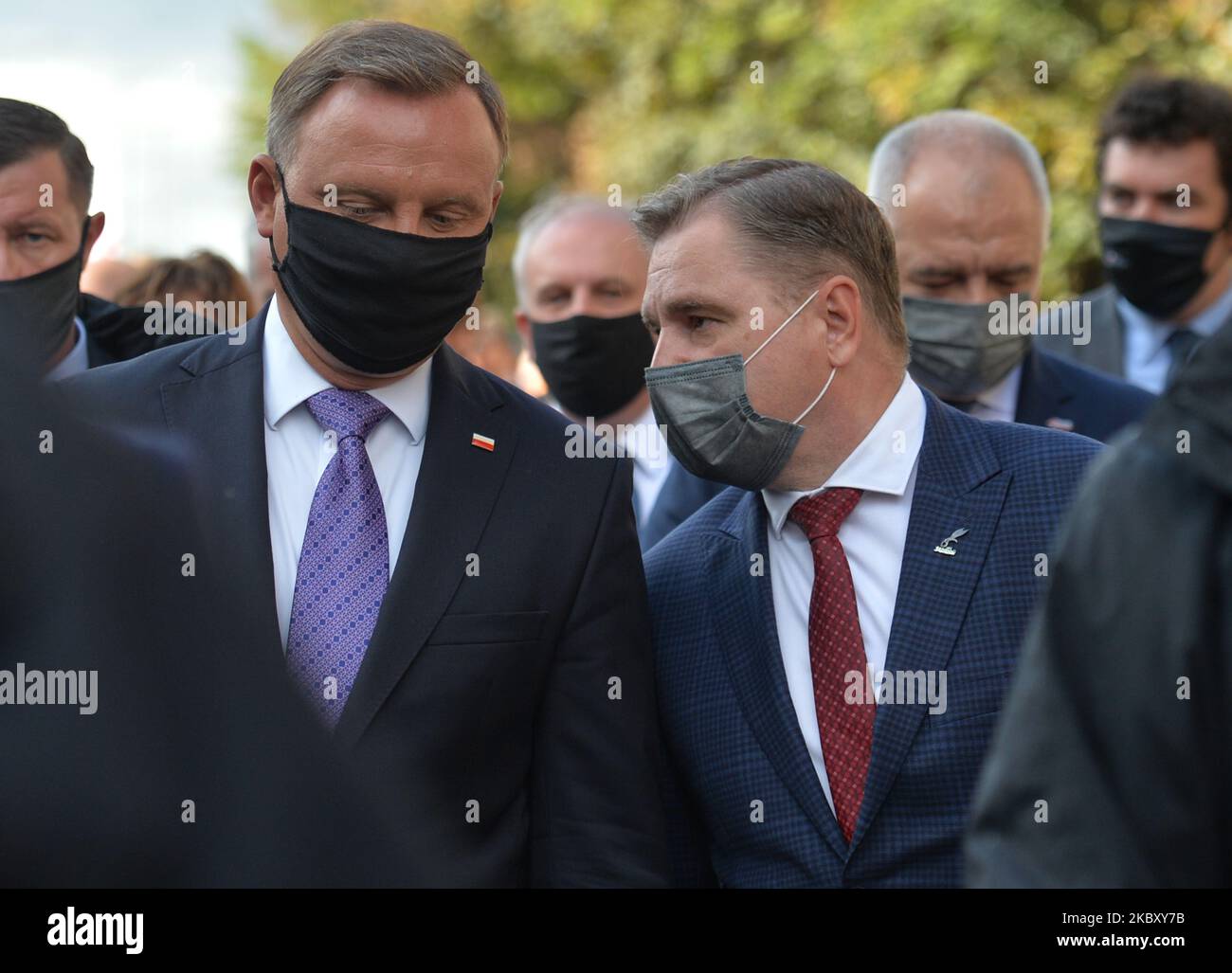 President of Poland Andrzej Duda (Left) and Piotr Duda ( Right) join ...