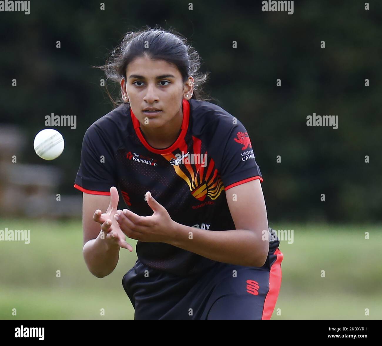 Sunrisers Sonali Patel in action during Rachael Heyhoe Flint Trophy ...
