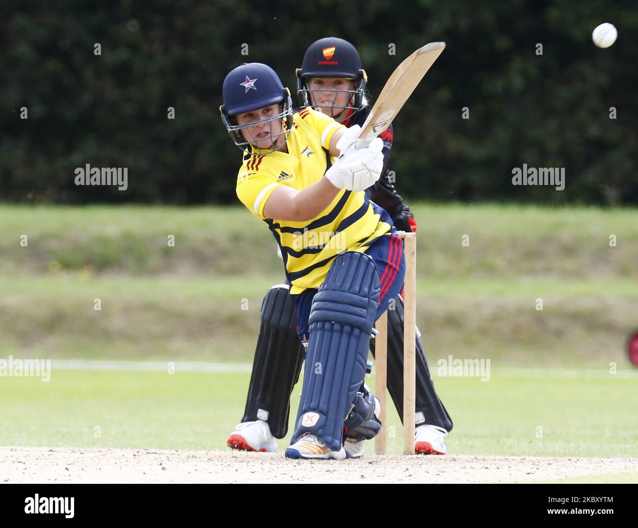 Surrey East Stars Hannah Jones in action during Rachael Heyhoe Flint ...